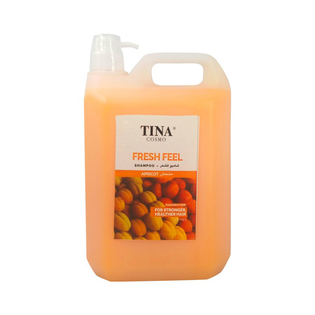 Tina Cosmo Shampoo Apricot 5L – Stylish Cosmetics