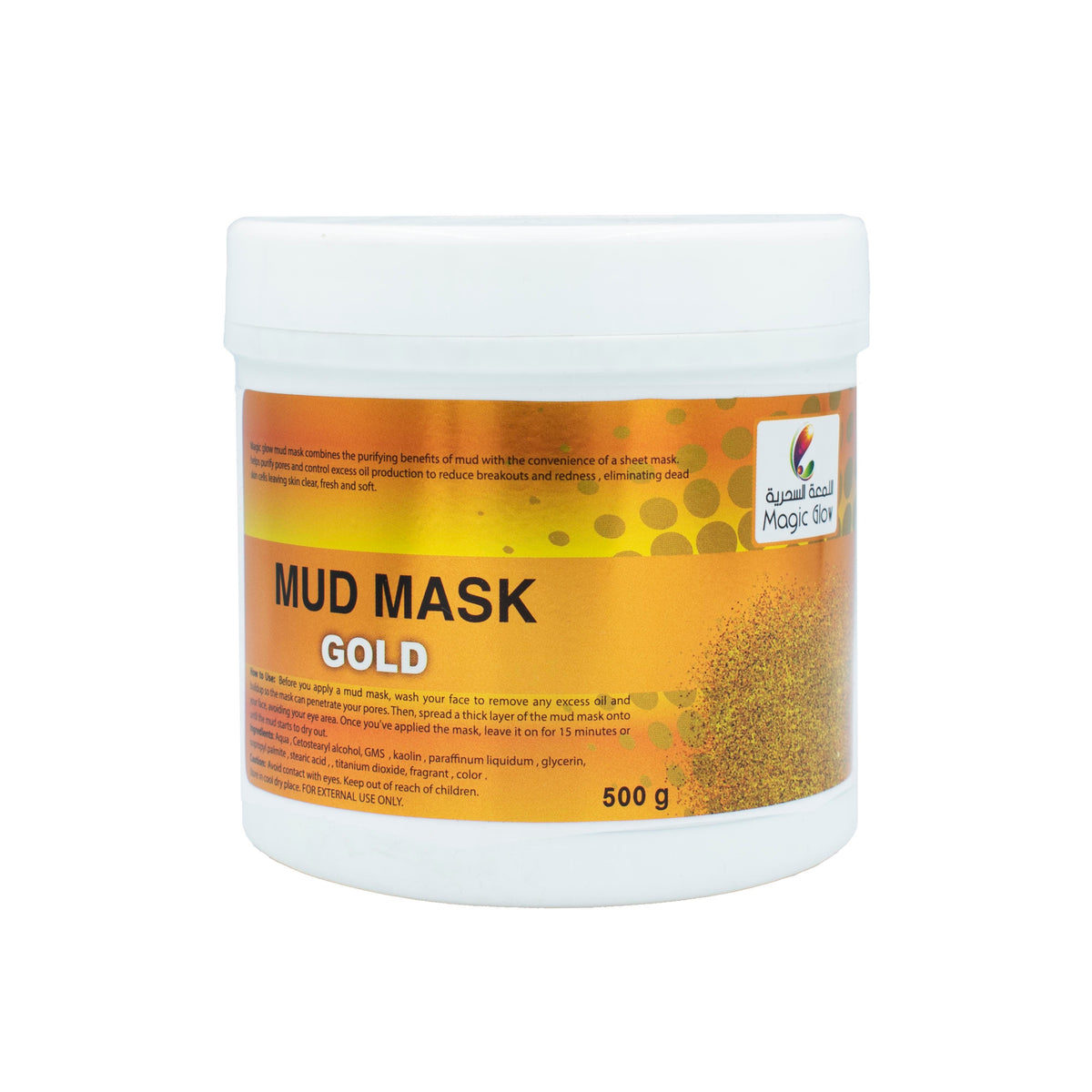 Magic Glow Mud Mask Gold 500g – Stylish Cosmetics