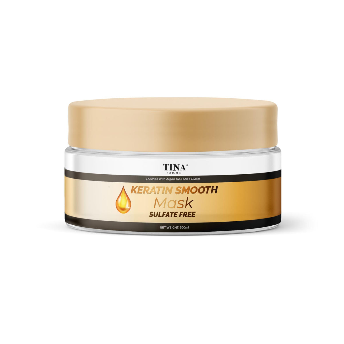Tina Cosmo Keratin Smooth Mask 300ml – Stylish Cosmetics